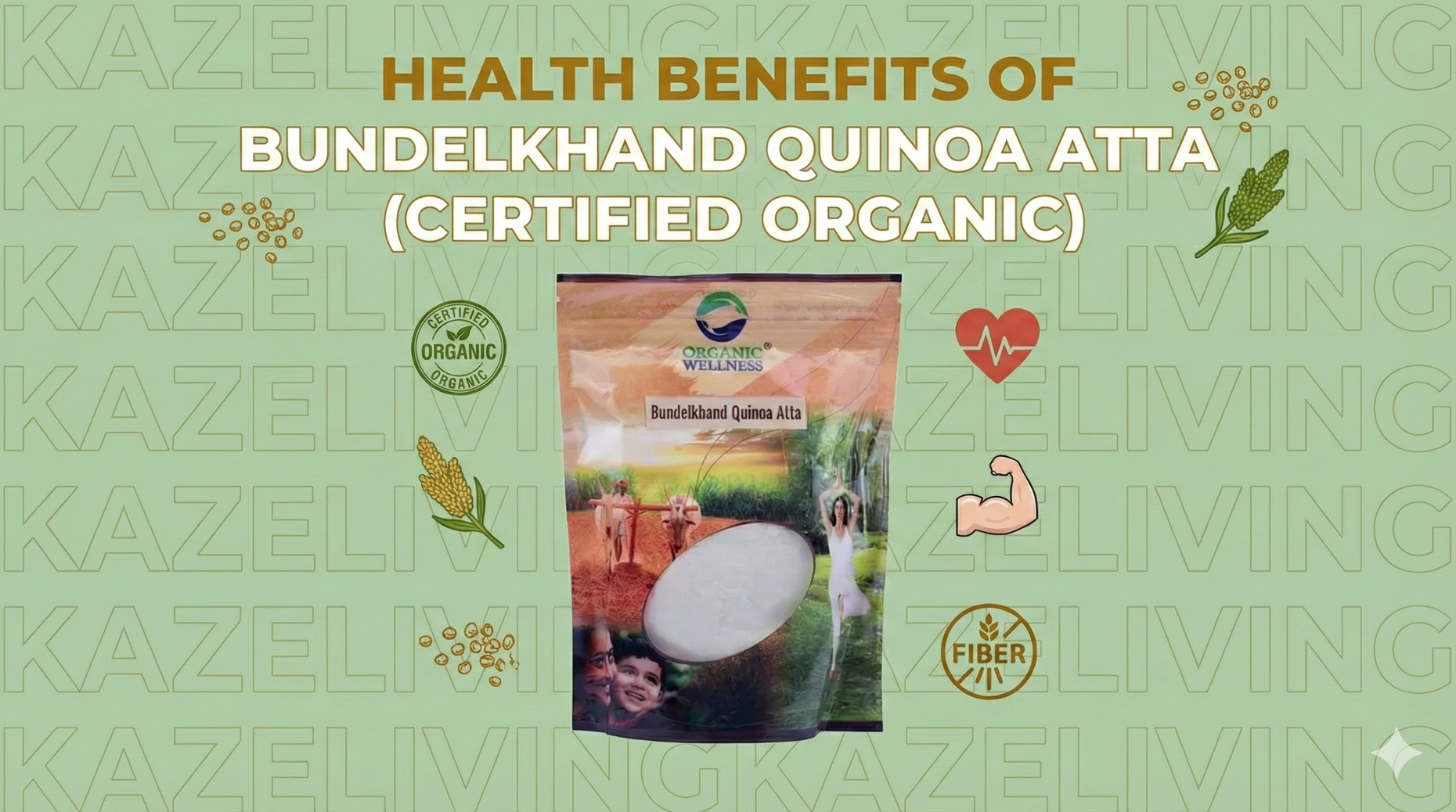 Health Benefits and Uses of Bundelkhand Quinoa Atta (Certified Organic ...