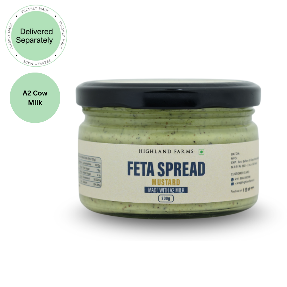 Feta Spread Mustard (Delivered Separately Next Day) – Kaze Living